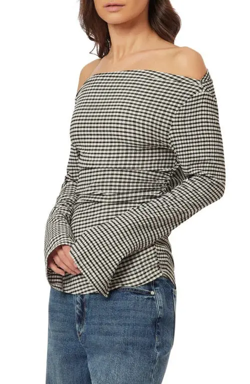 Scotch & Soda Gingham Seersucker Top