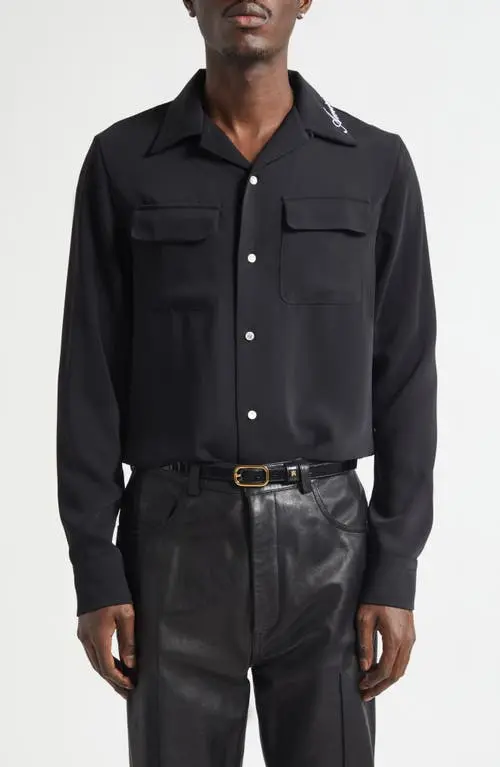 Amiri Rounded Flap Pocket Button-up Shirt