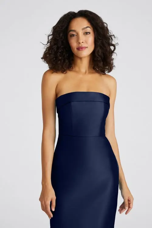 Theia Gaia Strapless Column Gown