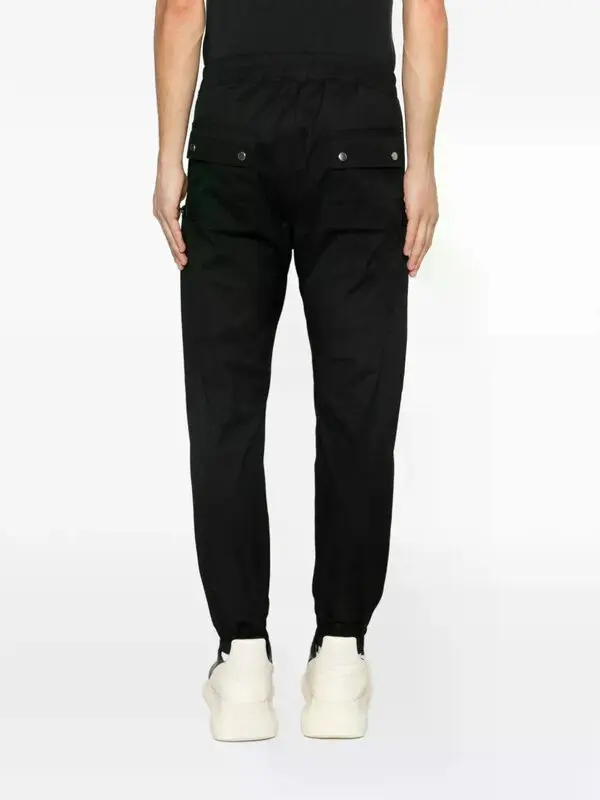 Rick Owens Temple Bauhaus Zip-detail Trousers - Black