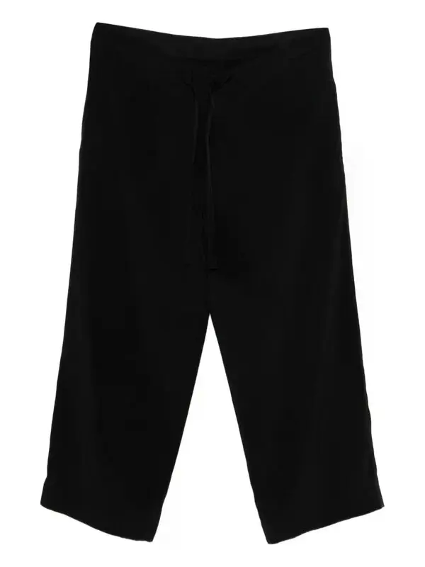 Y’s Drawstring Cropped Trousers