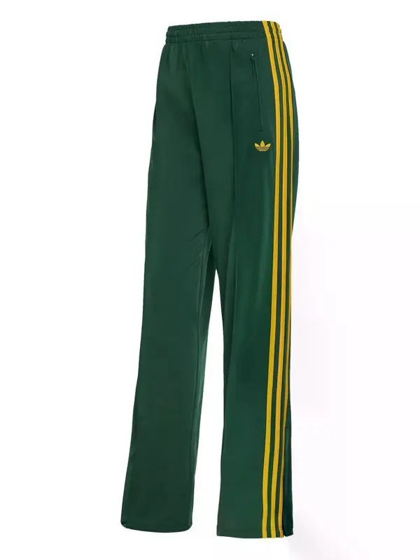 Adidas Loose Fit Stripe Track Pants - Green