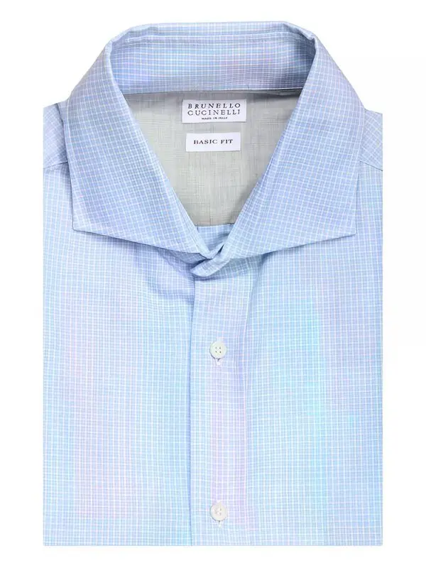 Brunello Cucinelli Checked Shirt
