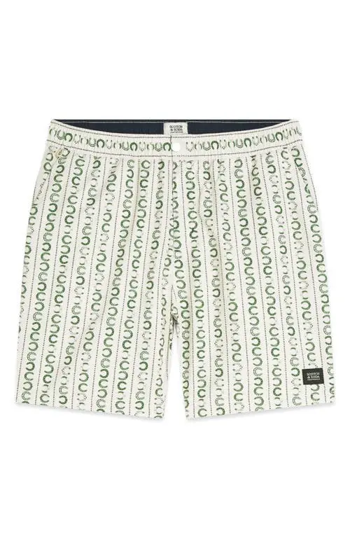 Scotch & Soda Printed Swim Trunks