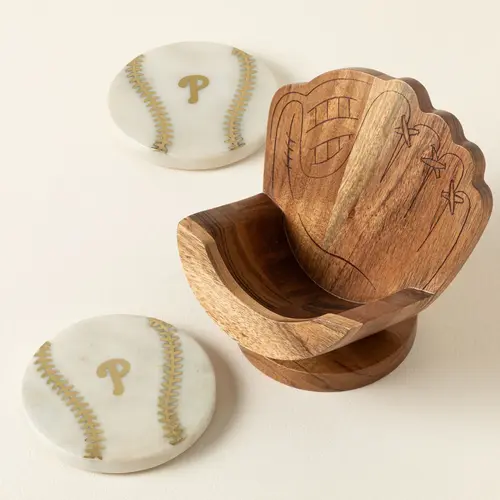 UNCOMMON GOODS Mlb Perfect Catch Coaster Set - Boston Red Sox