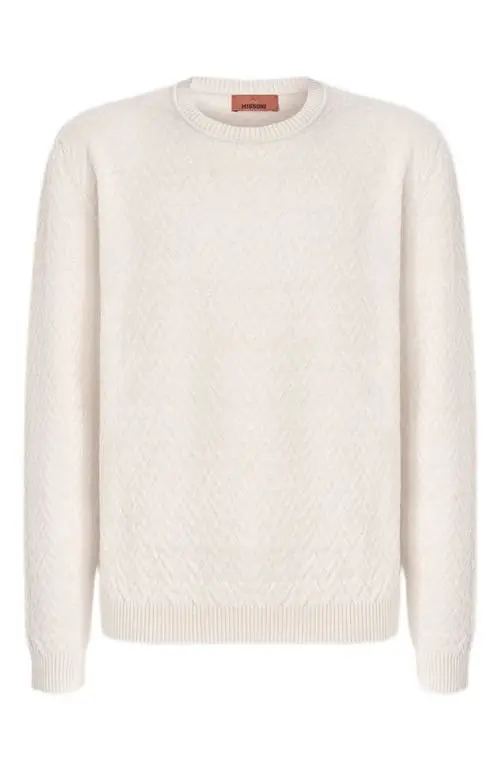 Missoni Crew-neck Pullover With Chevron Pattern