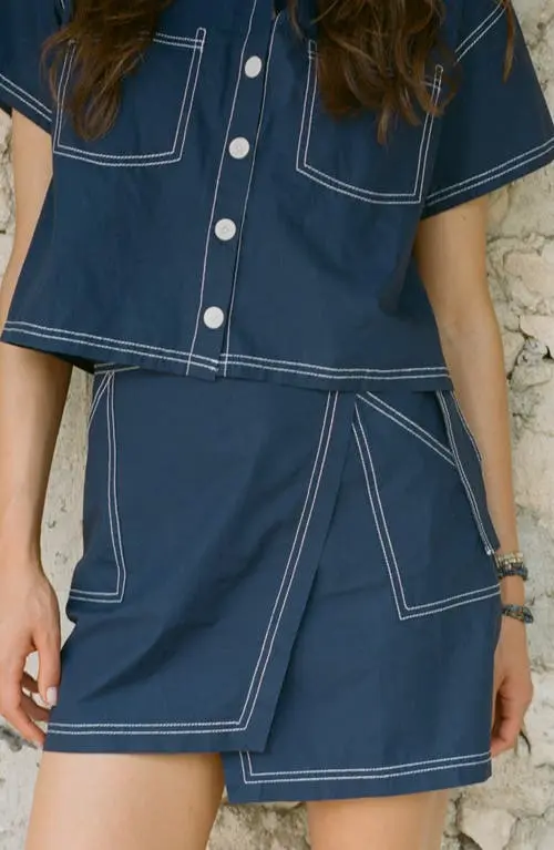 Vitamin A® Ashley Wrap Mini Skirt
