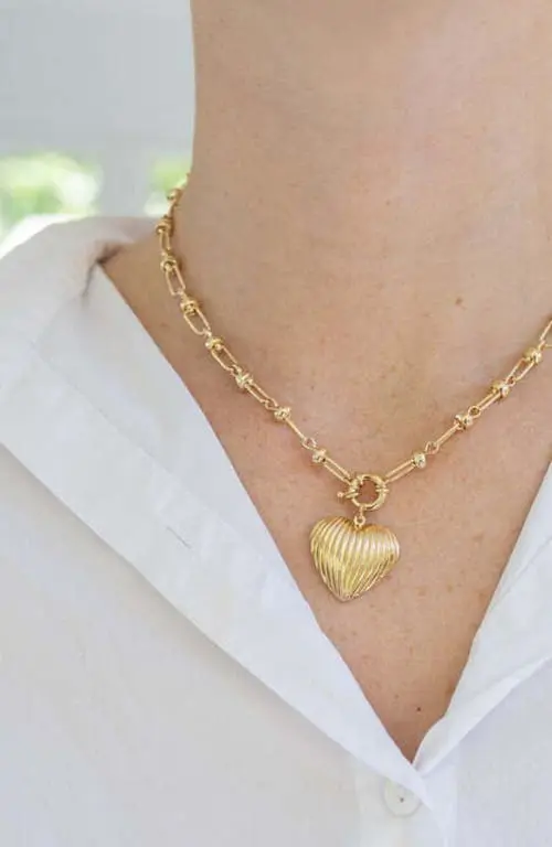 ERIN MCDERMOTT JEWELRY Full Heart Pendant Necklace