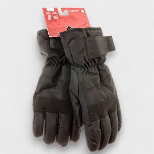 CANADA WEATHER GEAR Ski Gloves With Adjustable Velcro Strap