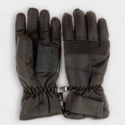 CANADA WEATHER GEAR Quilted Ski Gloves - Black