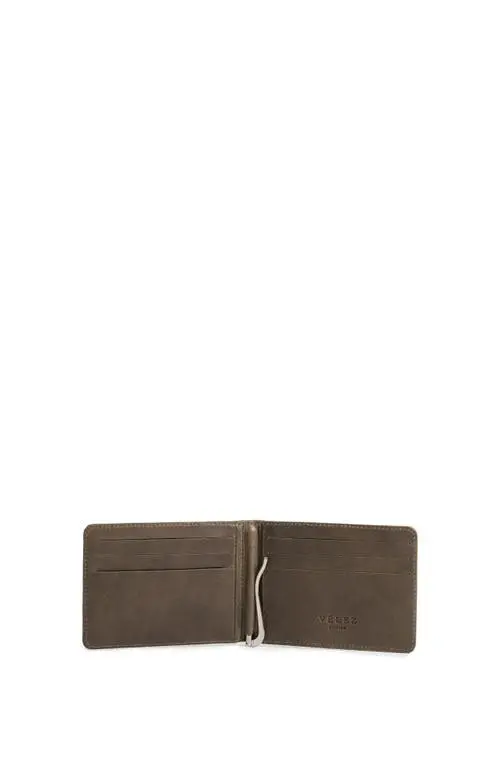 VELEZ Minimalist Leather Bifold Wallet With Rfid Blocking