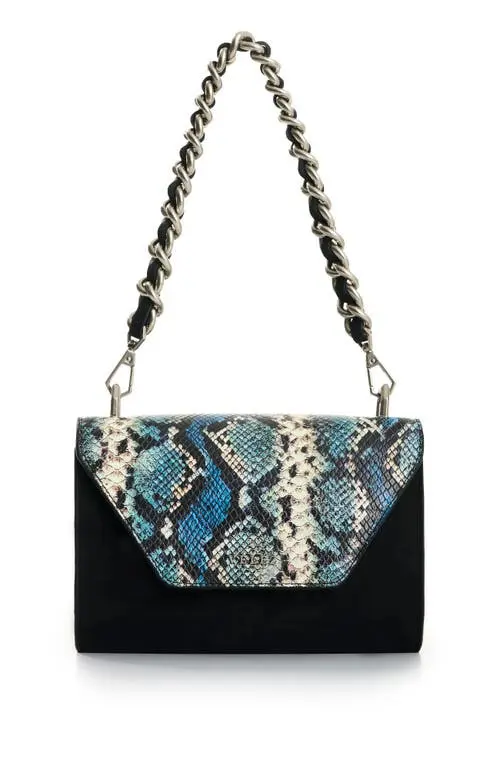VELEZ Lili 2.0 Folia Leather Crossbody Bag - Blue