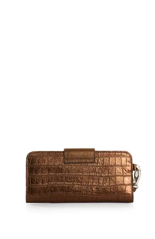 VELEZ Extravaganza Folia Leather Checkbook Wallet