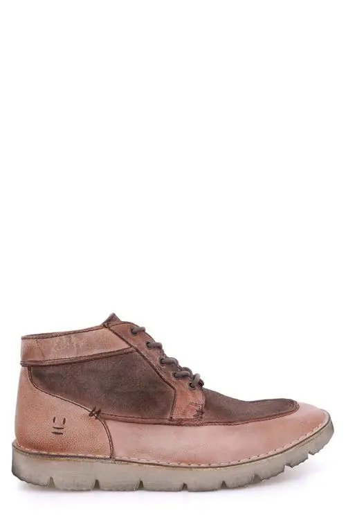 ROAN Glenn Leather And Canvas High Top Sneakers