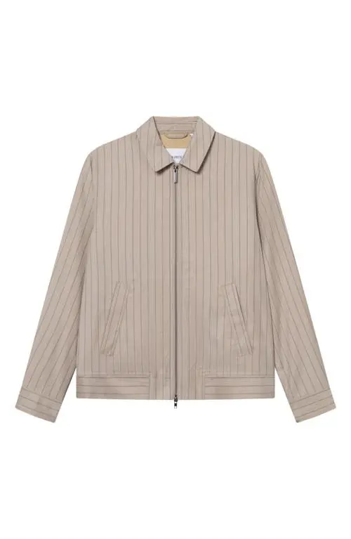 LES DEUX Como Pinstripe Coach Jacket