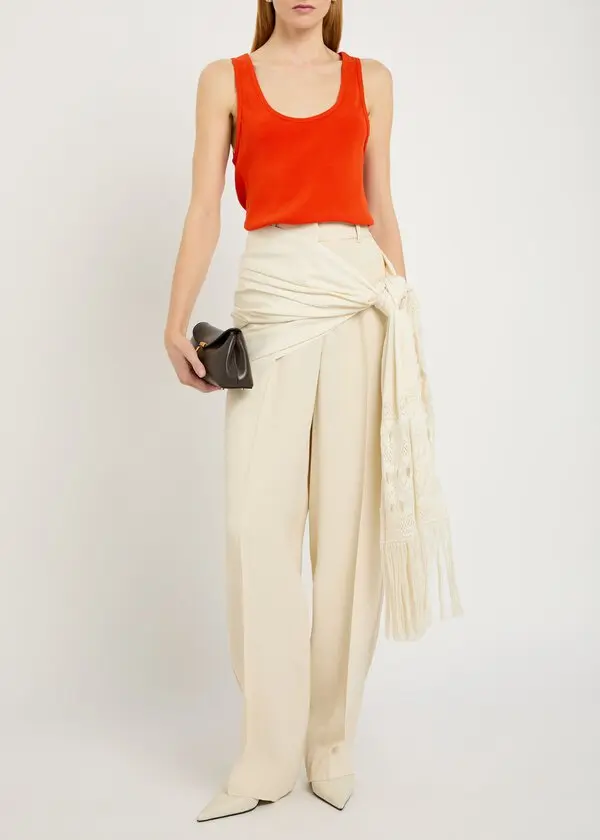 HEIRLOME Silk Tank Top - Orange