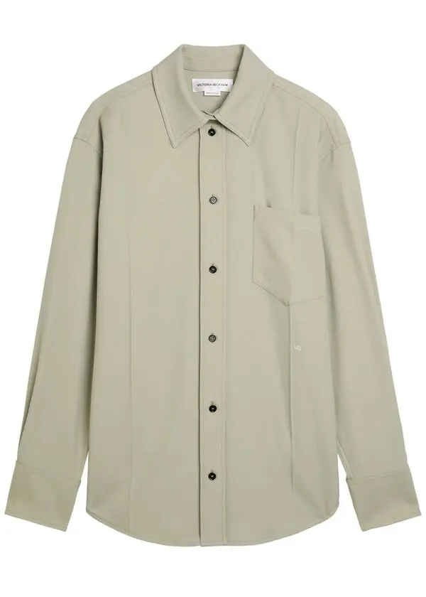 Victoria Beckham Crepe Shirt