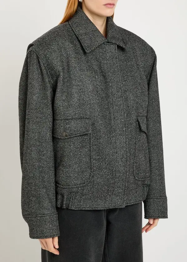 Stella McCartney Herringbone Wool Jacket