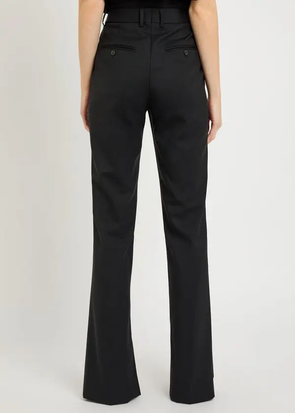 HEIRLOME Flared-leg Stretch-wool Trousers