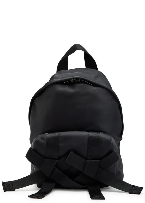 Simone Rocha Bow And Bead-embellished Nylon Backpack