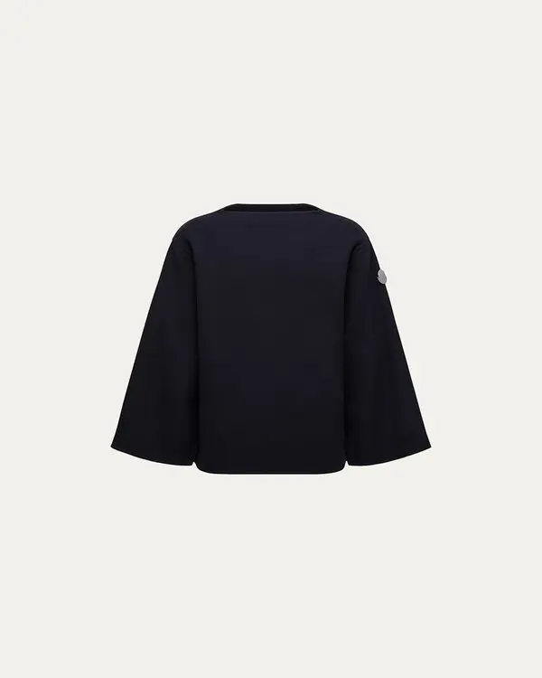 Moncler X Jil Sander Cuprous 2-in-1 Wool Blend Cape