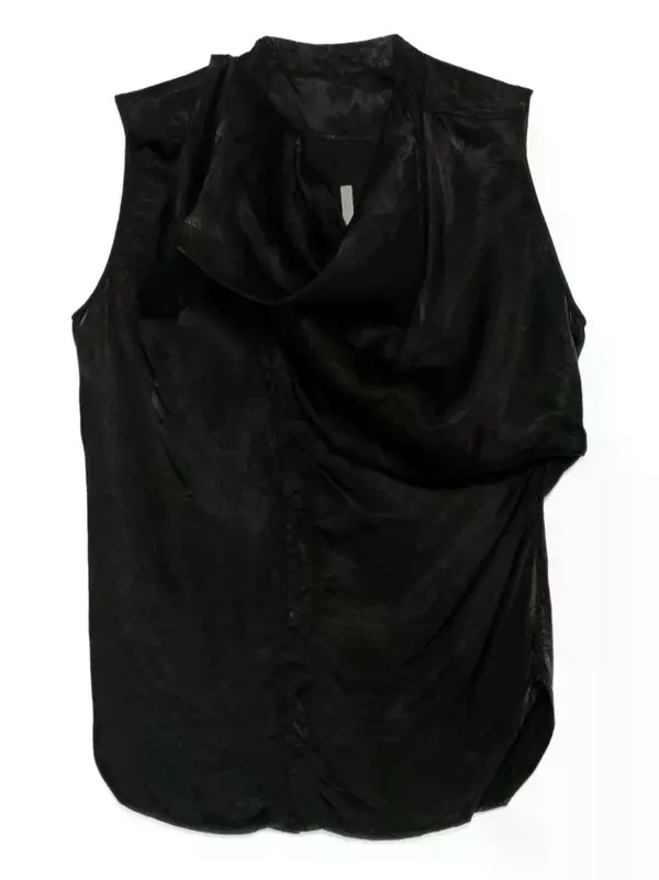 Rick Owens Draped Sleeveless Top