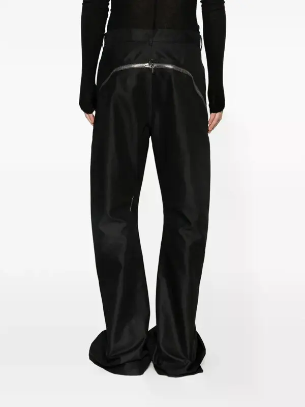 Rick Owens Bolan Banana Zip-detail Trousers - Black