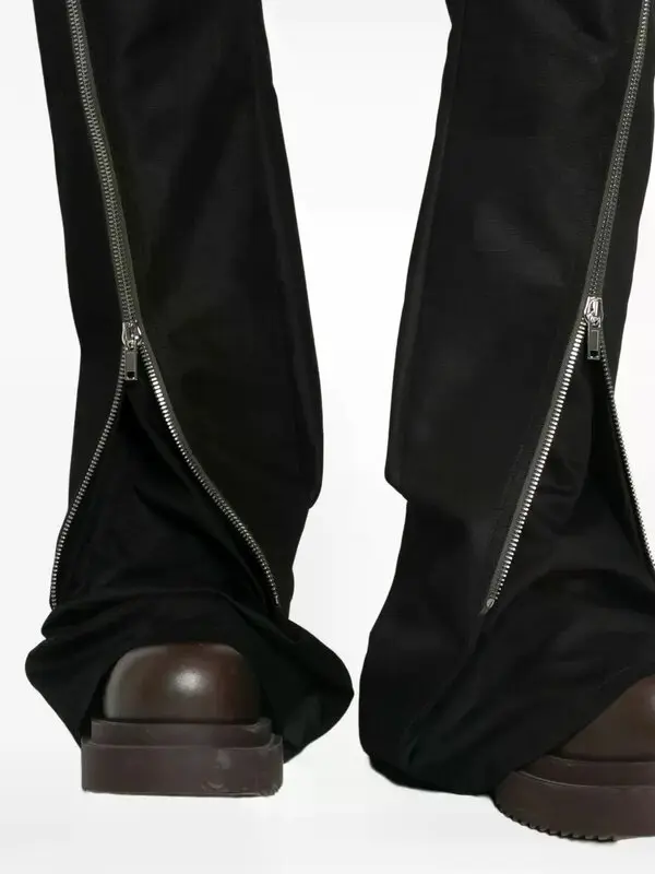 Rick Owens Bolan Banana Zip-detail Trousers - Black