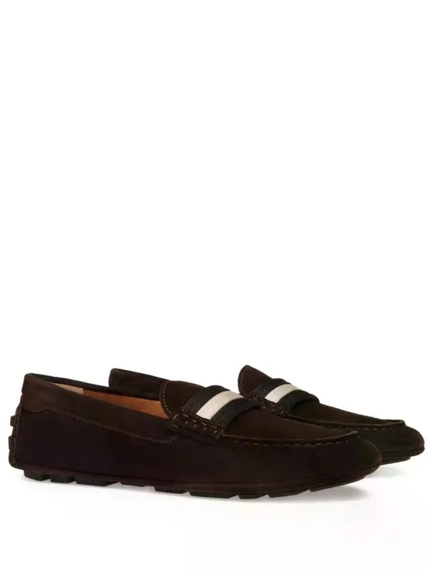 Bally Striped Loafers