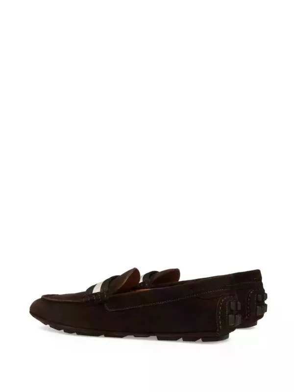 Bally Striped Loafers