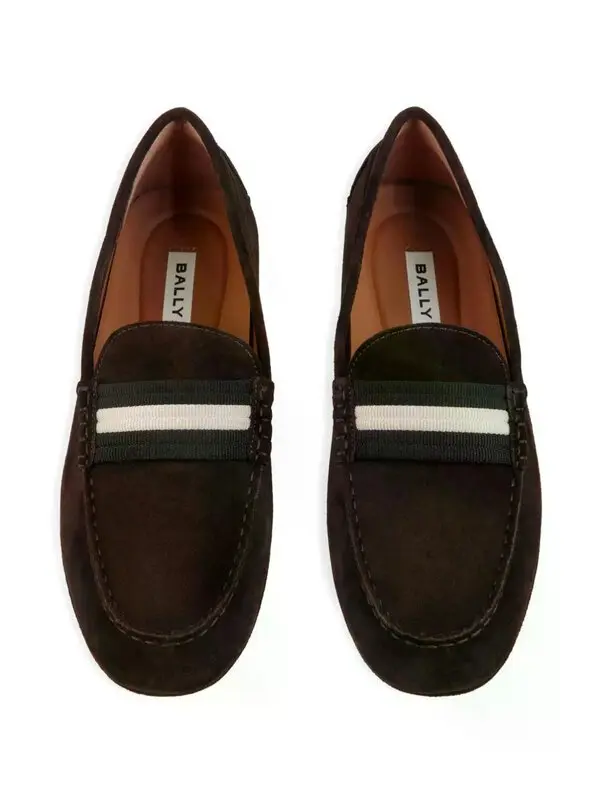 Bally Striped Loafers