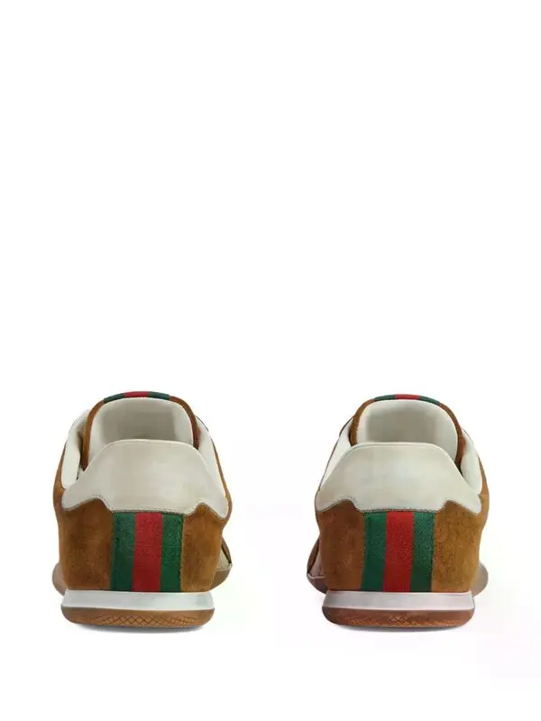 Gucci Shift Gg Web-detail Sneakers - Neutrals