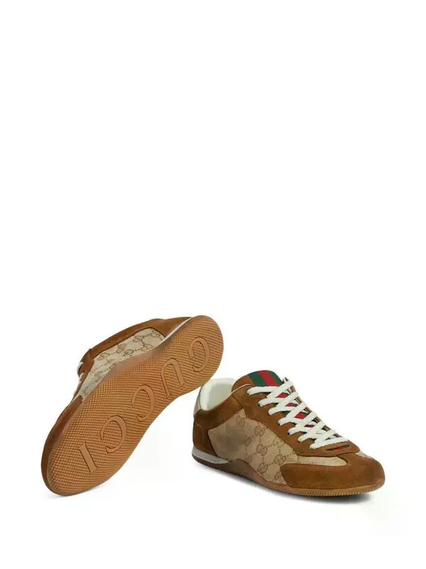 Gucci Shift Gg Web-detail Sneakers - Neutrals