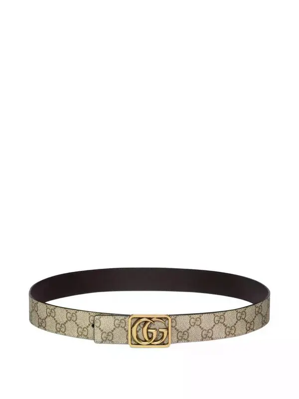 Gucci Gg Marmont Reversible Belt - Neutrals