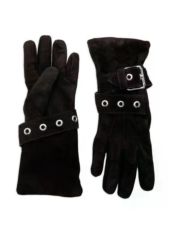 VIVIENNE WESTWOOD Belt Buckle Gloves - Black