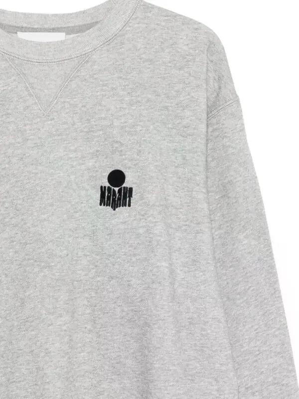 MARANT Embroidered Logo Sweatshirt - Grey