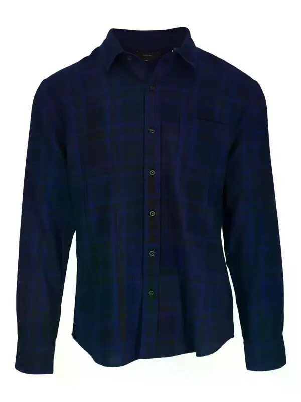 Vince Checked Woven Shirt
