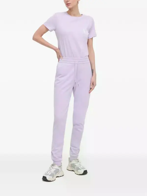 Armani Exchange Logo-detail Track Pants - Purple