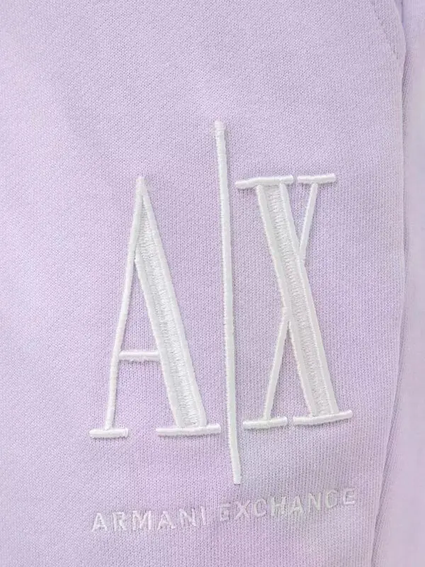 Armani Exchange Logo-detail Track Pants - Purple