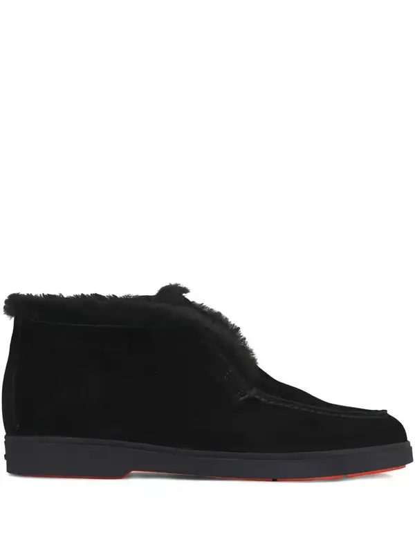 Santoni Fortune Round-toe Loafers