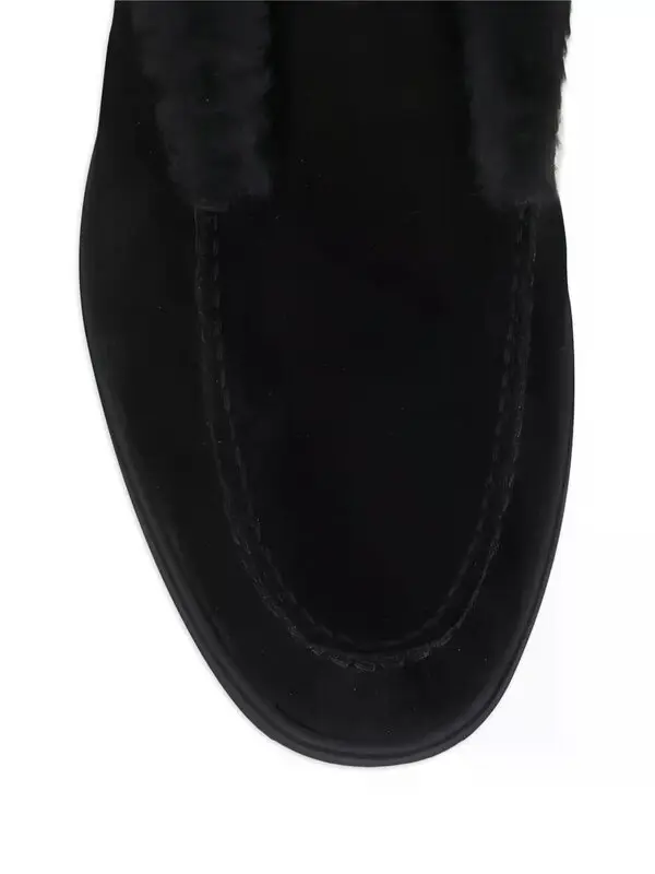 Santoni Fortune Round-toe Loafers