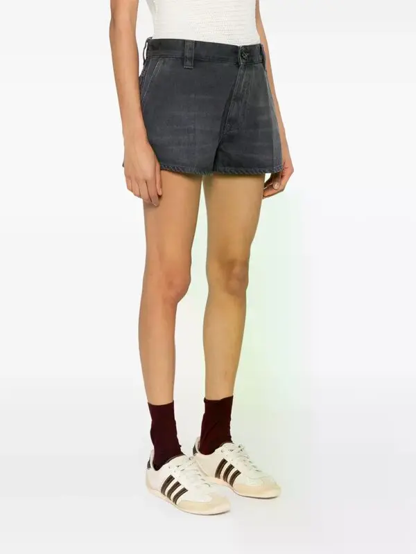 Miu Miu Logo-embroidered Mini Shorts