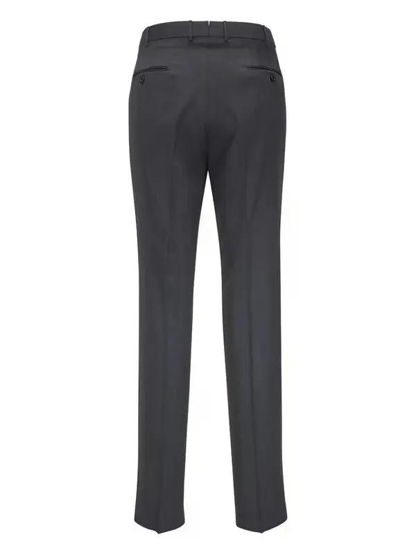 Zegna Wool Tailored Trousers - Grey