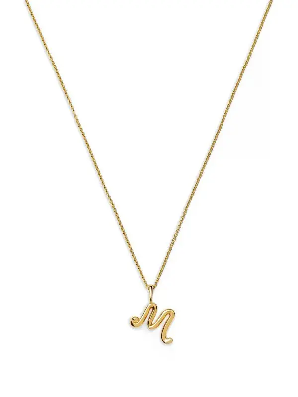 MISSOMA Initial Pendant Necklace - Gold
