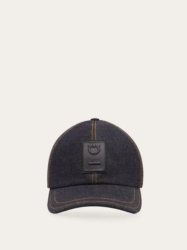 FERRAGAMO Gancini Baseball Cap - Blue