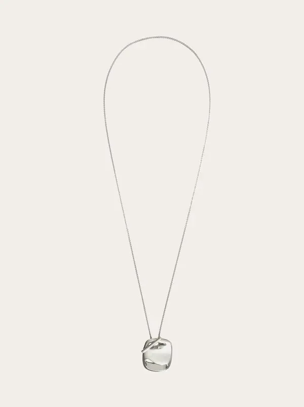 FERRAGAMO Vara Pendant Necklace - Silver