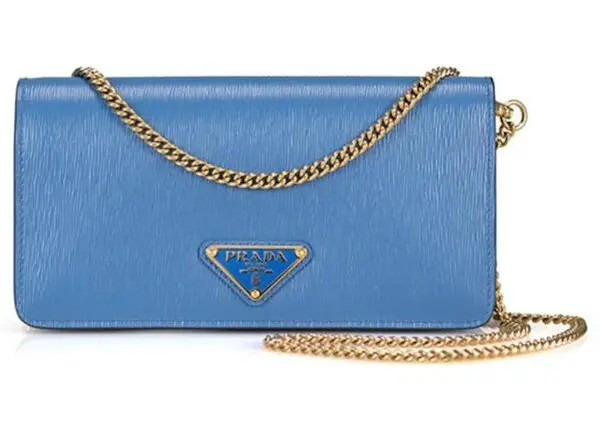 Prada Cowhide Chain Crossbody Bag