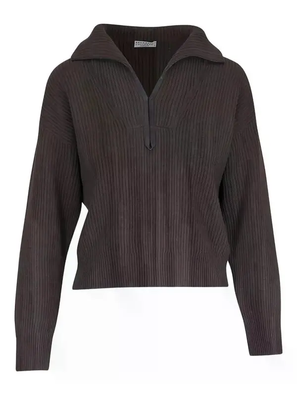 Brunello Cucinelli Ribbed Knit Pullover