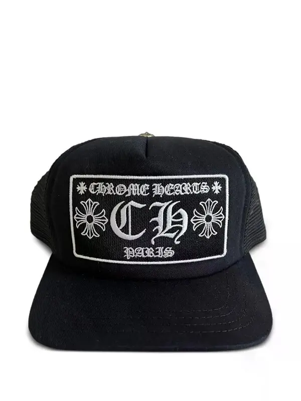 Chrome Hearts Paris Trucker Hat - Black