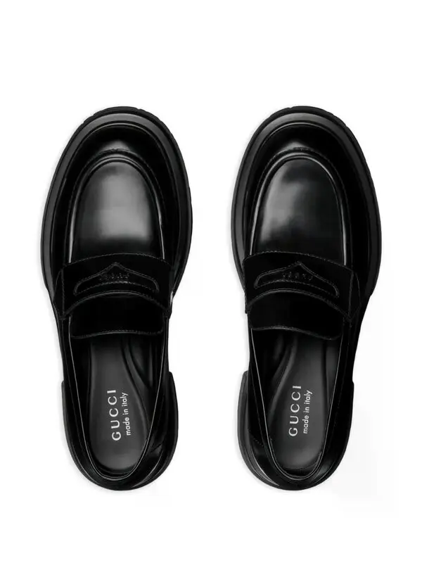 Gucci Logo-detail Loafers